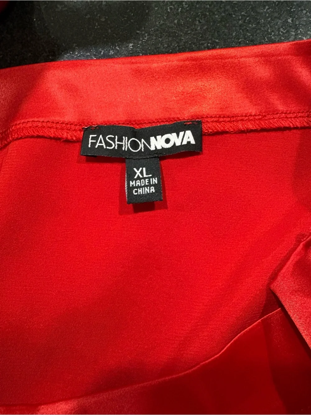 Fashion Nova | Skirts | Fashion Nova Red Satin Mini Skirt | Poshmark